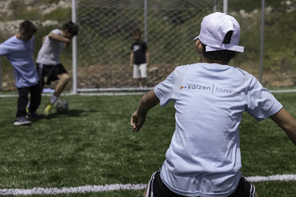 Creation of the first Football Field on Chalki Island - Kaizen Foundation